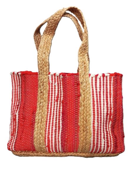 Red Chindi Beach Bag